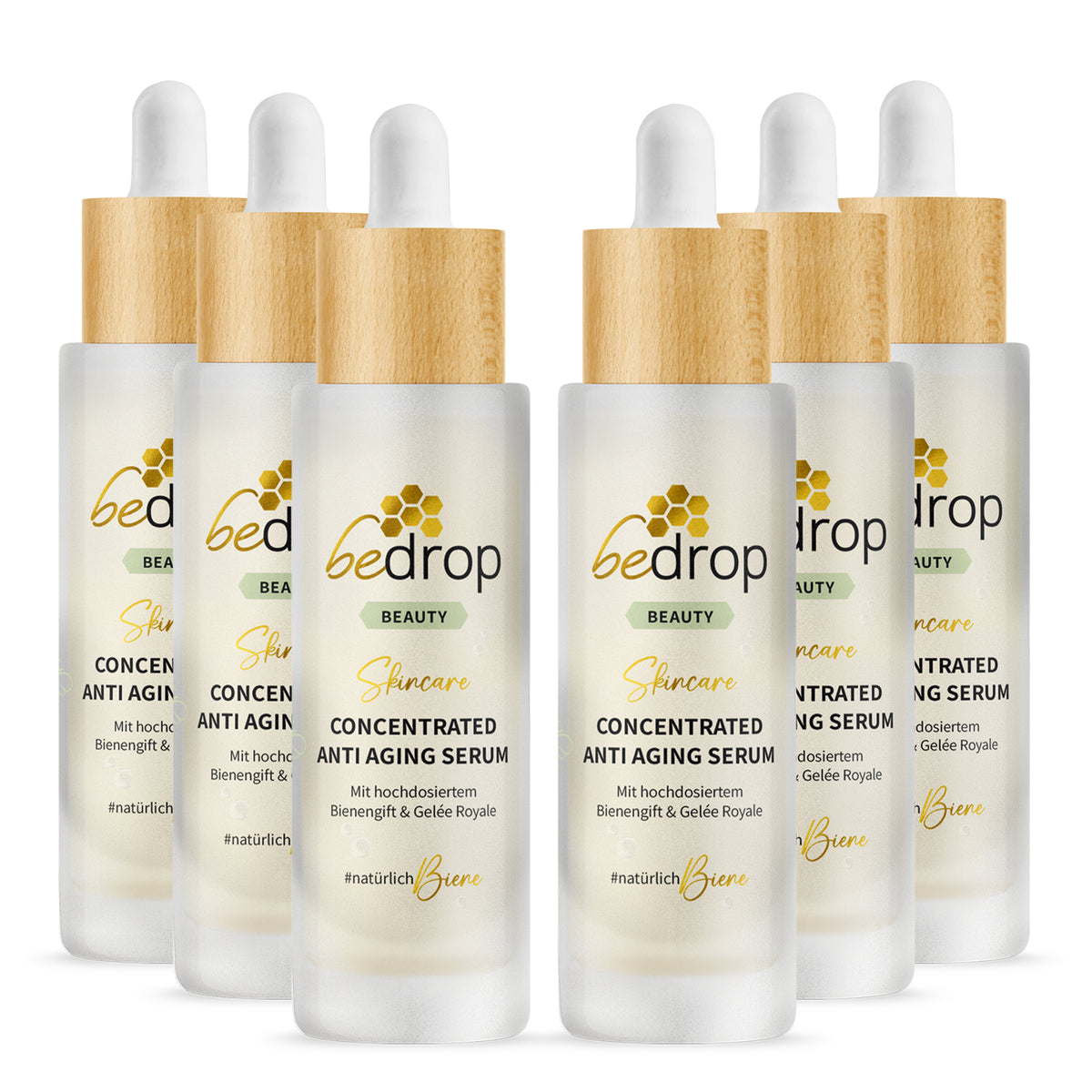 Vorteilsset Anti-Aging Serum Gesichtsserum mit hochdosiertem Bienengift ...